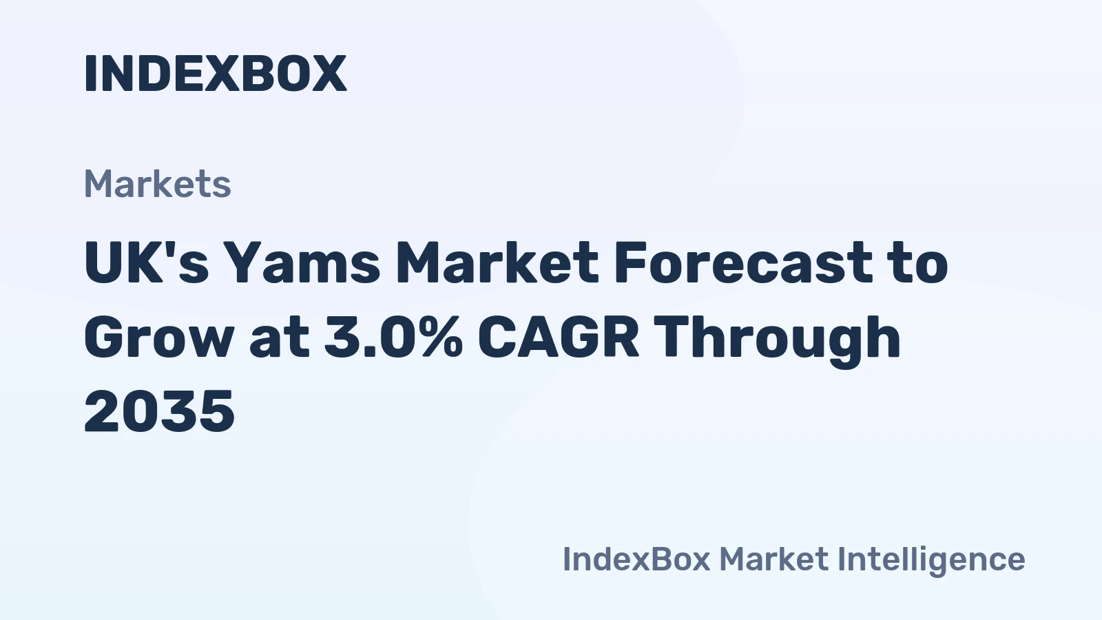 UK's Yams Market Forecast to Grow at 3.0% CAGR Through 2035