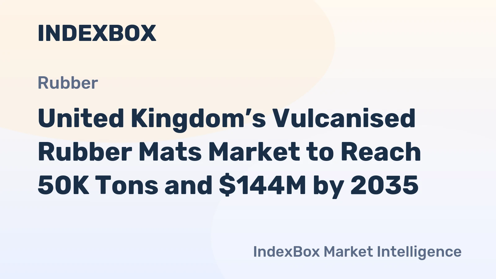United Kingdom’s Vulcanised Rubber Mats Market to Reach 50K Tons and $144M by 2035