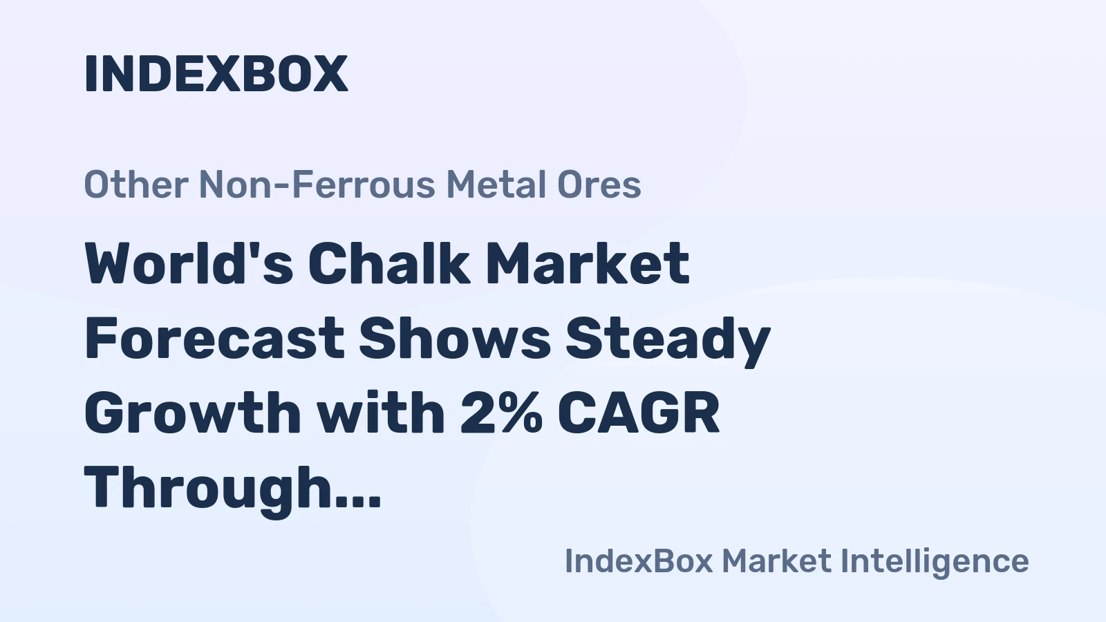 World's Chalk Market Forecast Shows Steady Growth with 2% CAGR Through 2035