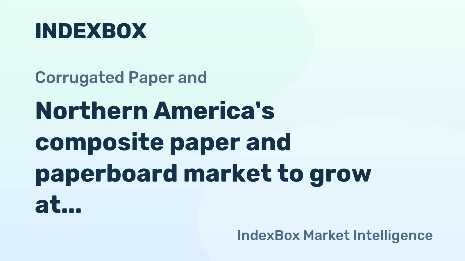 Northern America's composite paper and paperboard market to grow at a 2.2% CAGR, reaching $1.2B by 2035 on steady demand.