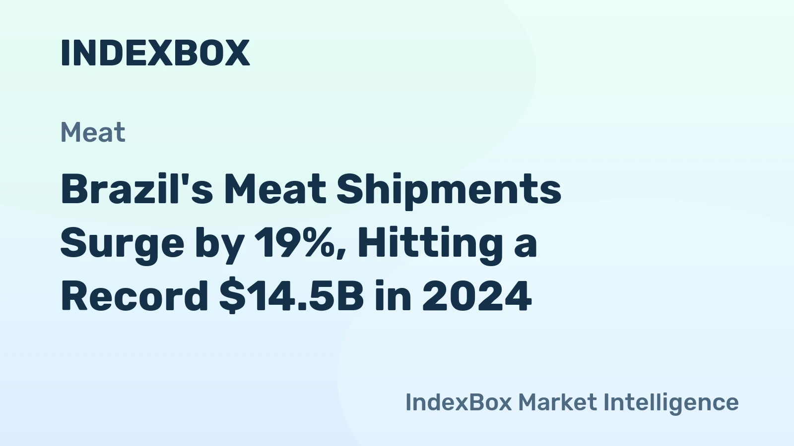 Brazil's Meat Shipments Surge by 19%, Hitting a Record $14.5B in 2024