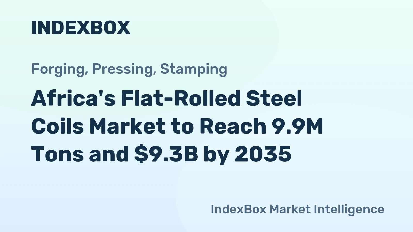 Africa's Flat-Rolled Steel Coils Market to Reach 9.9M Tons and $9.3B by 2035