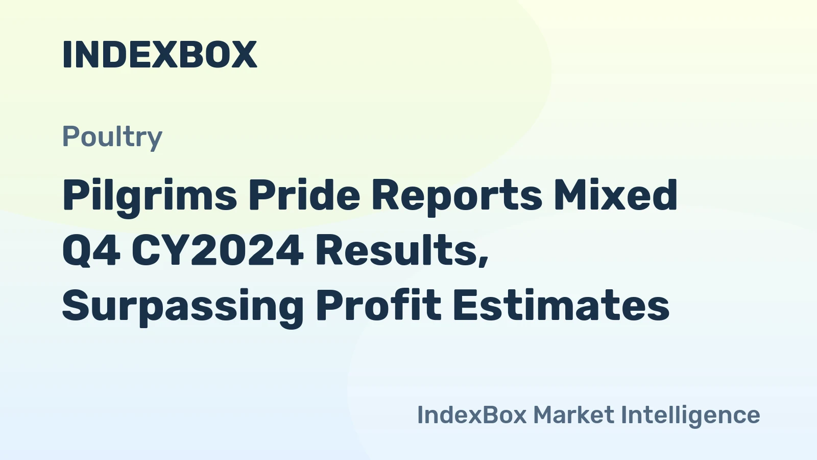 Pilgrims Pride Reports Mixed Q4 CY2024 Results, Surpassing Profit Estimates