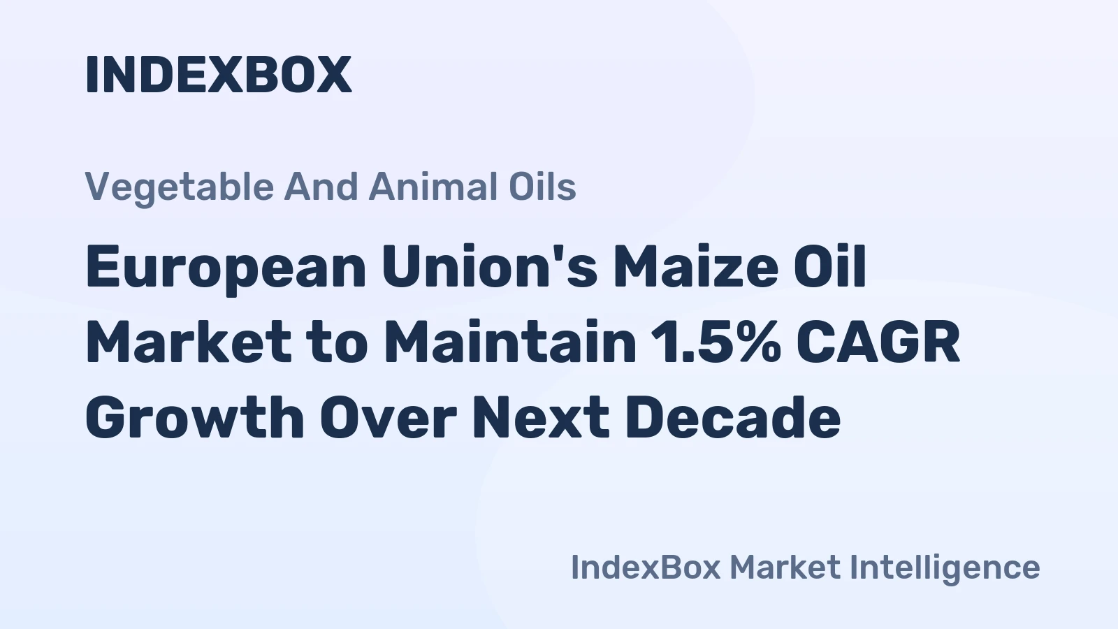 European Union's Maize Oil Market to Maintain 1.5% CAGR Growth Over Next Decade