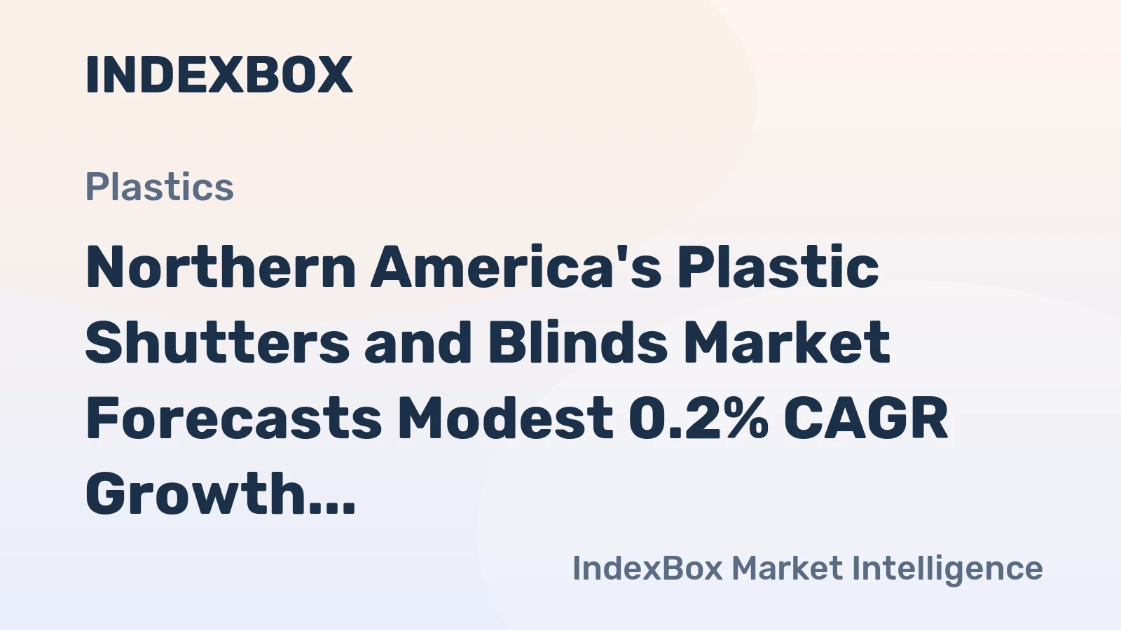 Northern America's Plastic Shutters and Blinds Market Forecasts Modest 0.2% CAGR Growth Through 2035