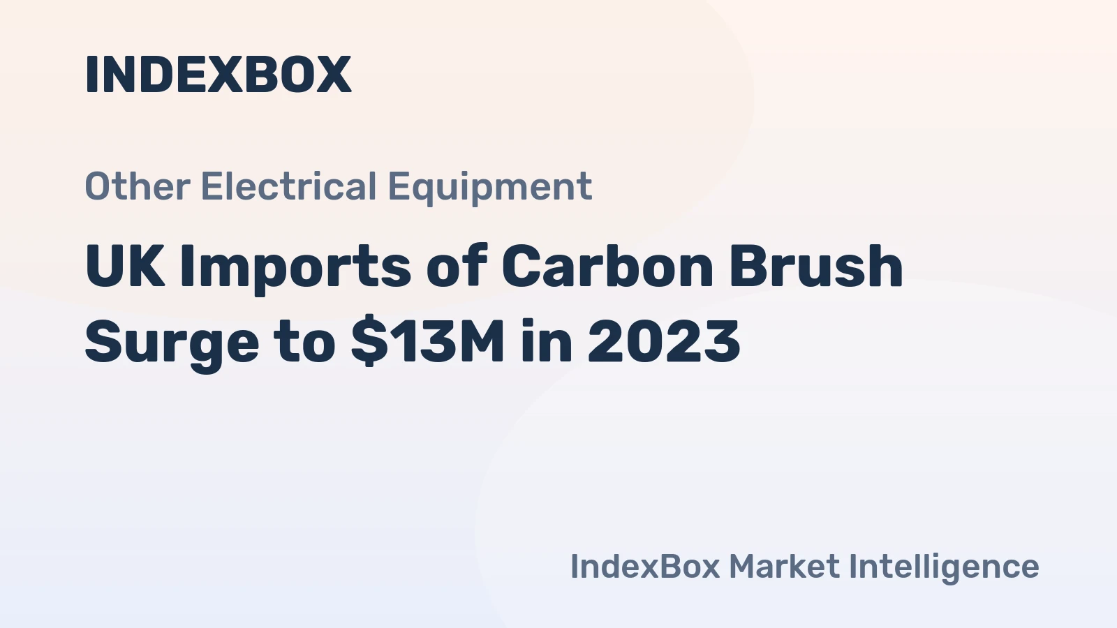 UK Imports of Carbon Brush Surge to $13M in 2023