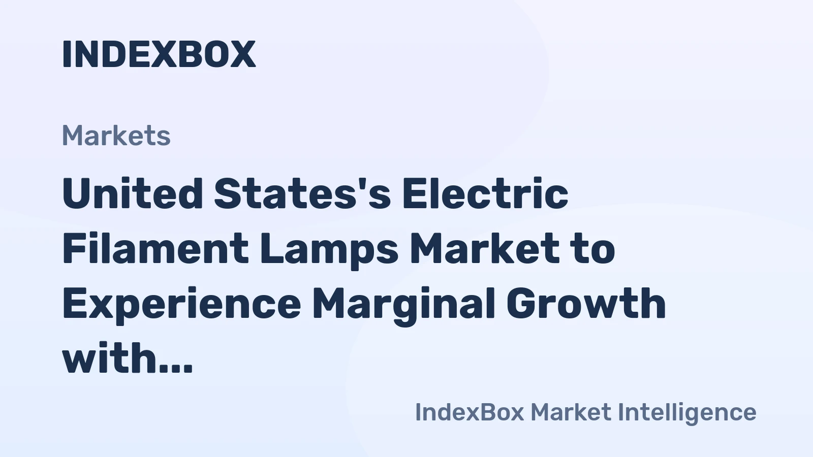 United States's Electric Filament Lamps Market to Experience Marginal Growth with +0.2% CAGR by 2035