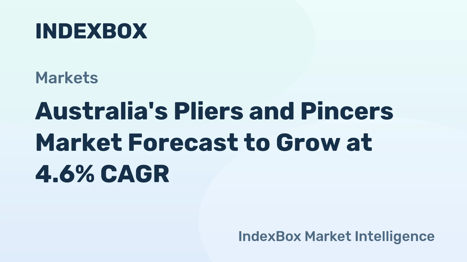 Australia's Pliers and Pincers Market Forecast to Grow at 4.6% CAGR