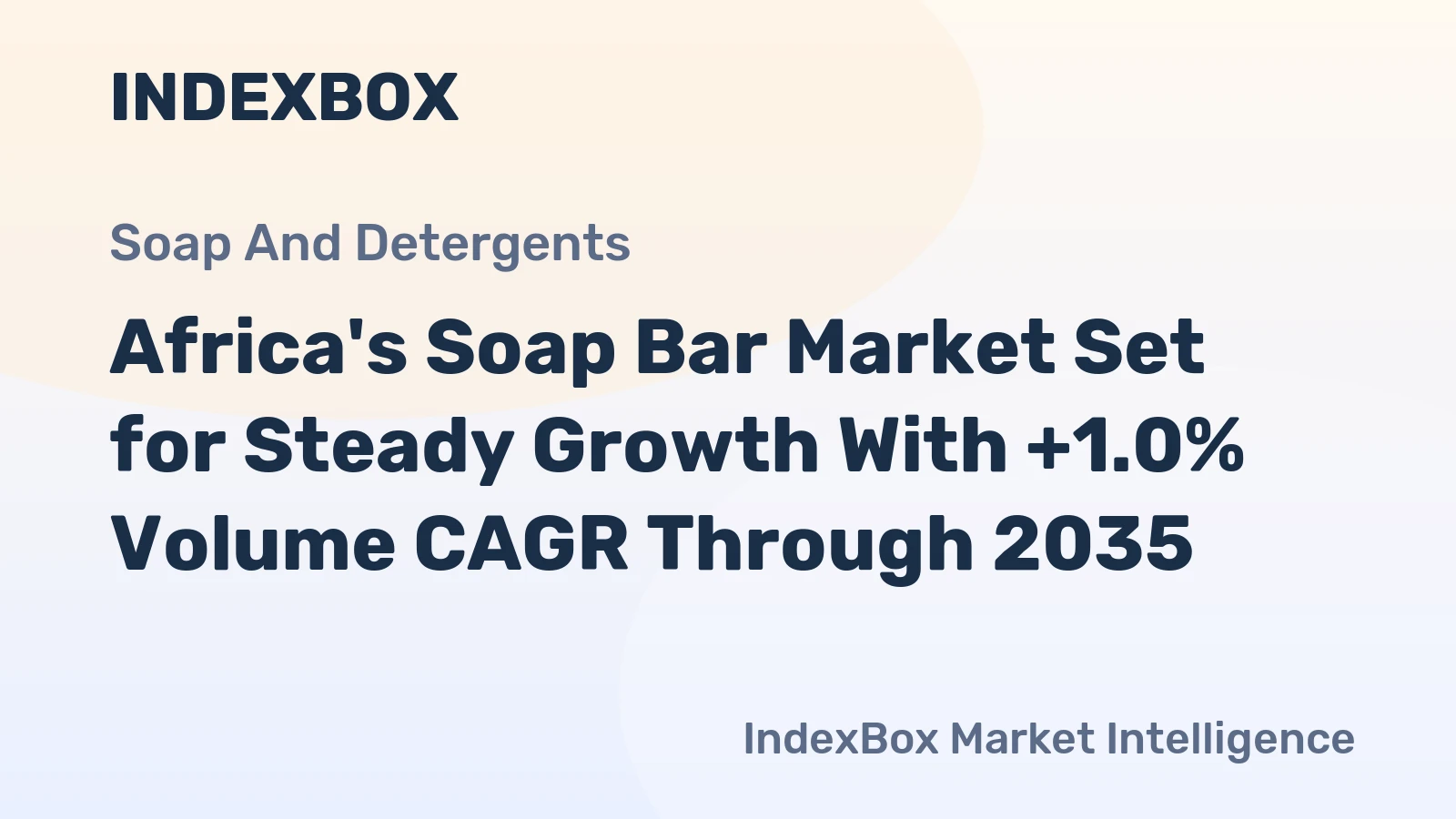 Africa's Soap Bar Market Set for Steady Growth With +1.0% Volume CAGR Through 2035