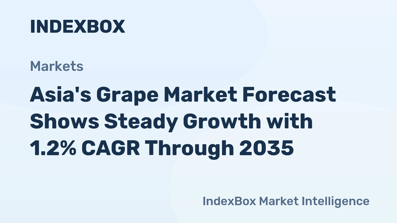 Asia's Grape Market Forecast Shows Steady Growth with 1.2% CAGR Through 2035
