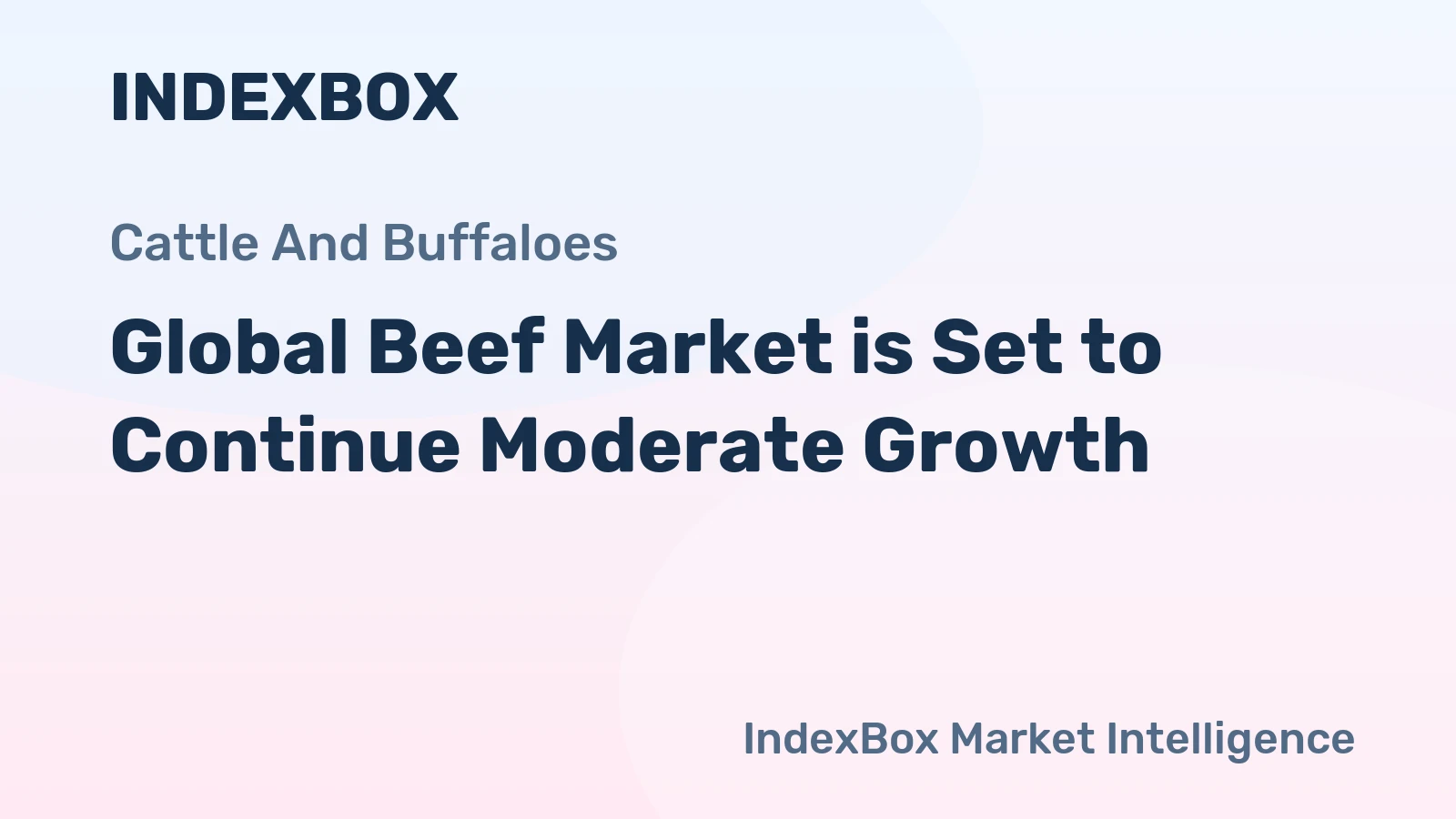 Global Beef Market is Set to Continue Moderate Growth