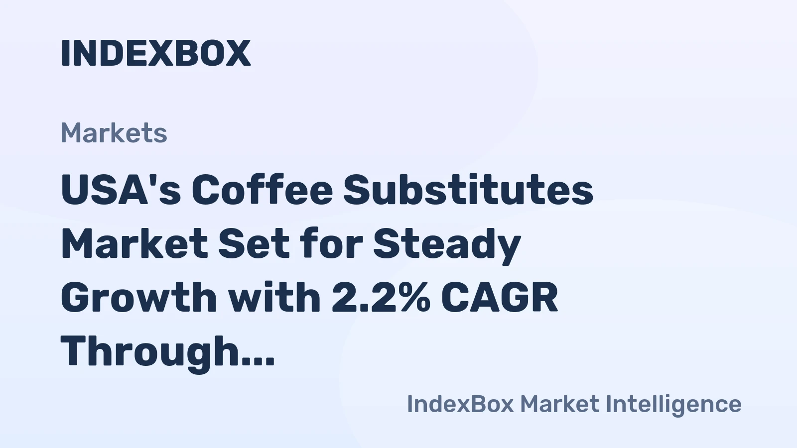 USA's Coffee Substitutes Market Set for Steady Growth with 2.2% CAGR Through 2035