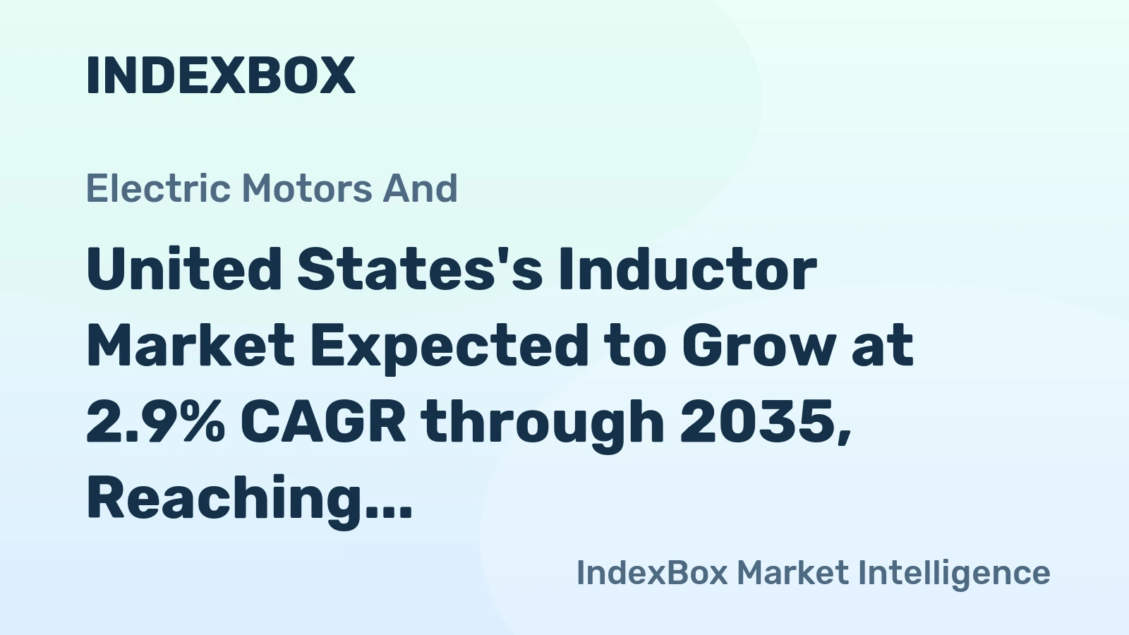 United States's Inductor Market Expected to Grow at 2.9% CAGR through 2035, Reaching $5.2B Value
