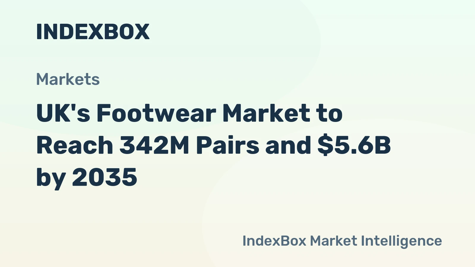 UK's Footwear Market to Reach 342M Pairs and $5.6B by 2035