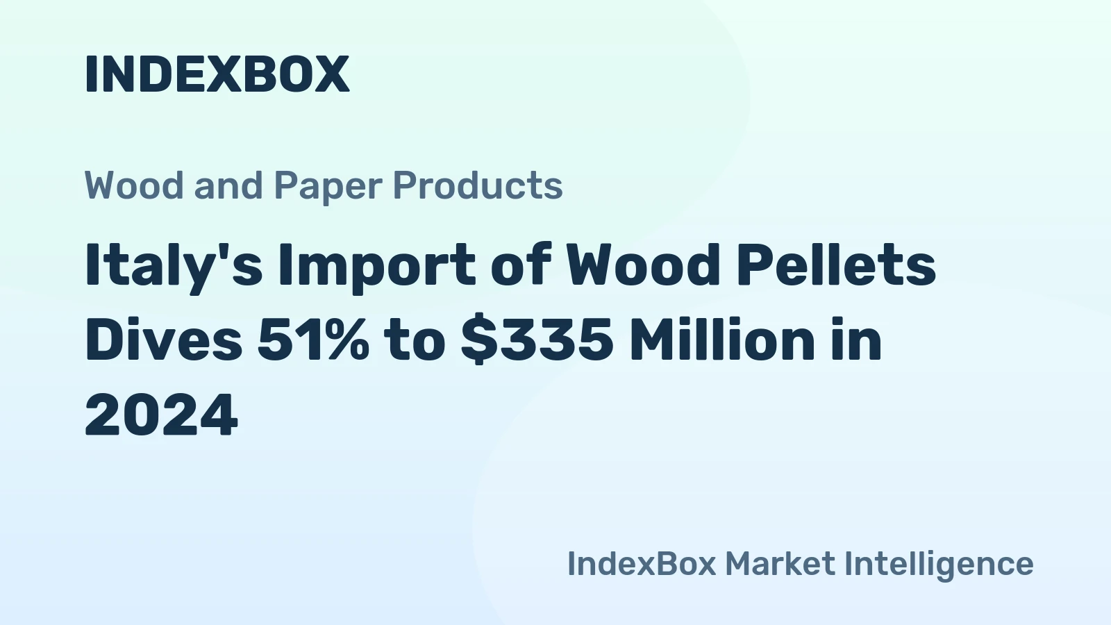 Italy's Import of Wood Pellets Dives 51% to $335 Million in 2024