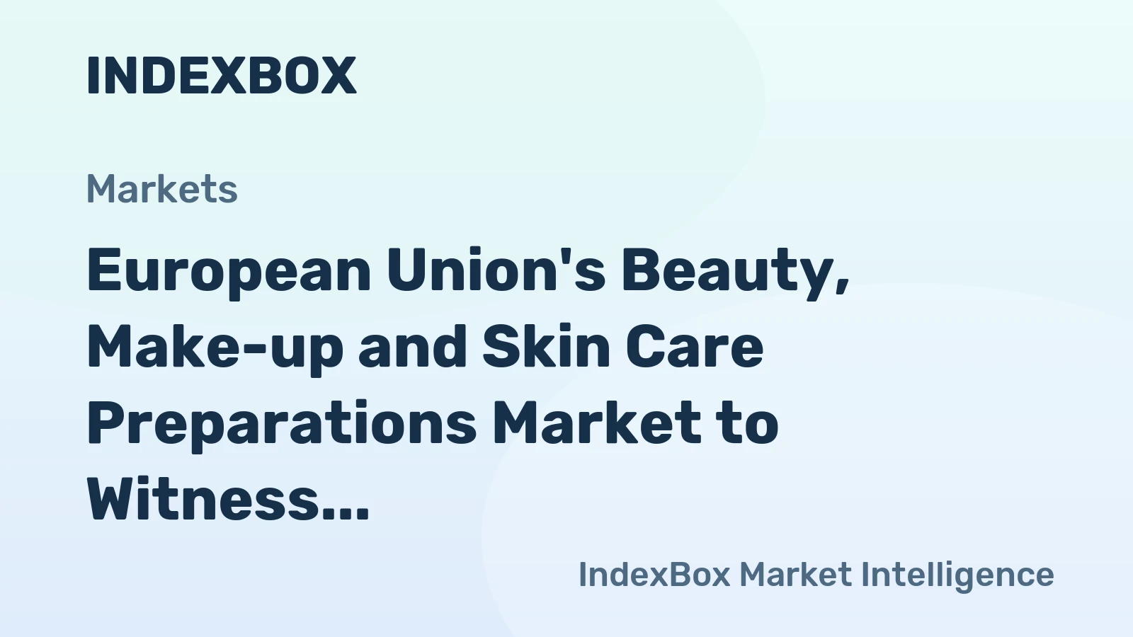 European Union's Beauty, Make-up and Skin Care Preparations Market to Witness +3.5% CAGR Growth from 2024 to 2035