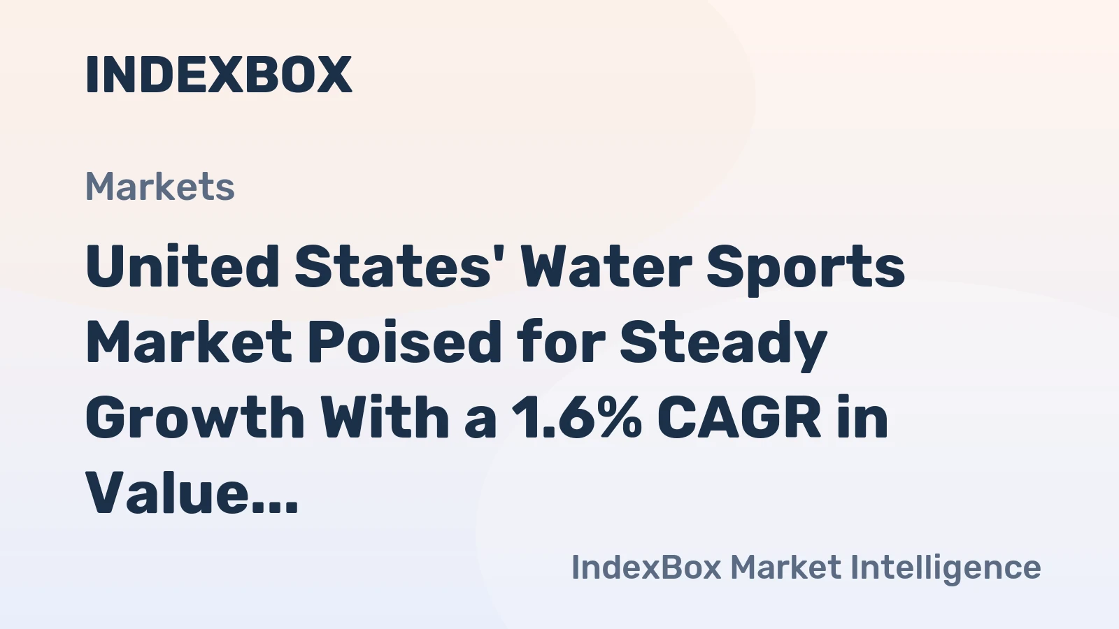 United States' Water Sports Market Poised for Steady Growth With a 1.6% CAGR in Value Through 2035
