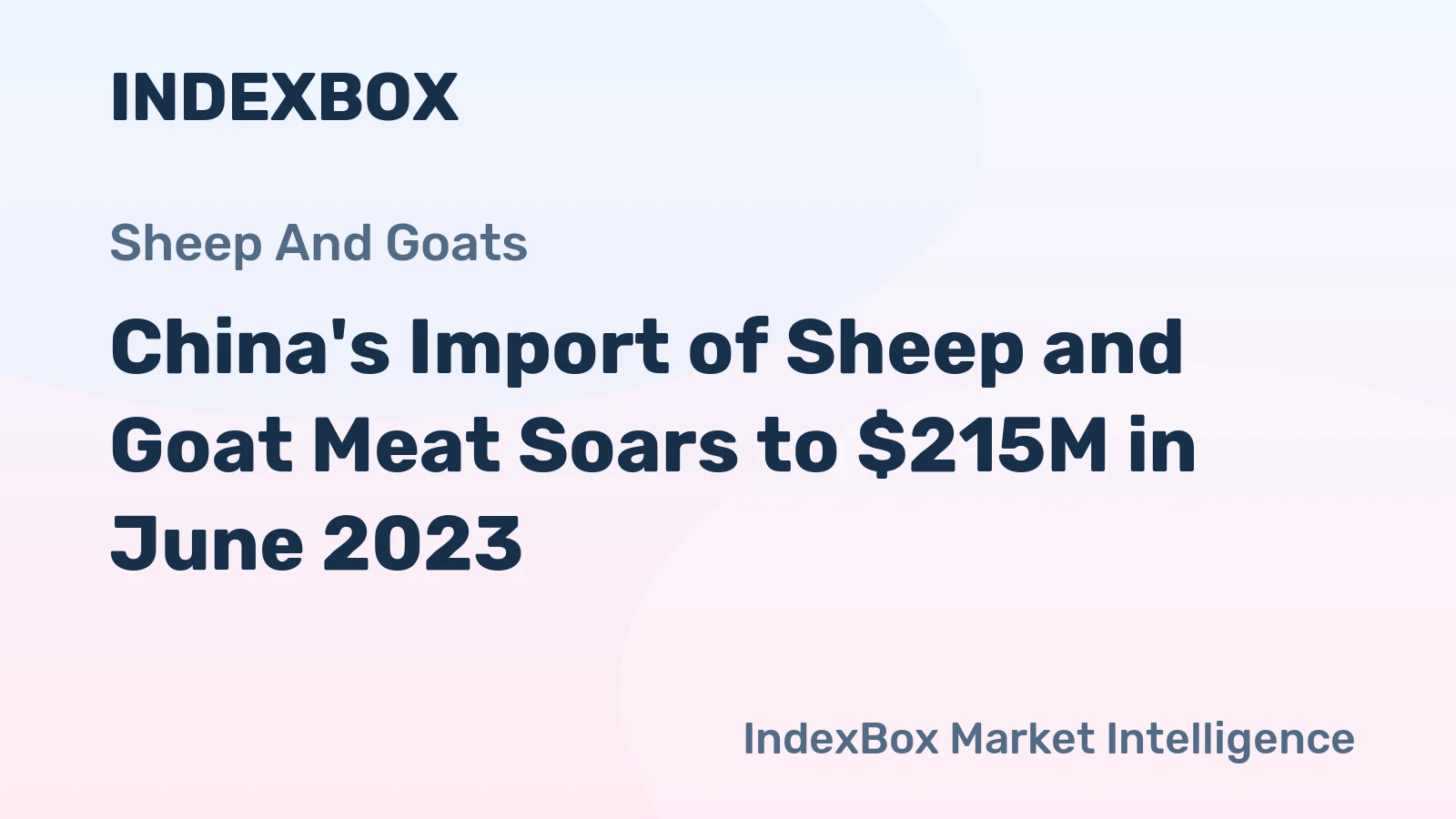 China's Import of Sheep and Goat Meat Soars to $215M in June 2023
