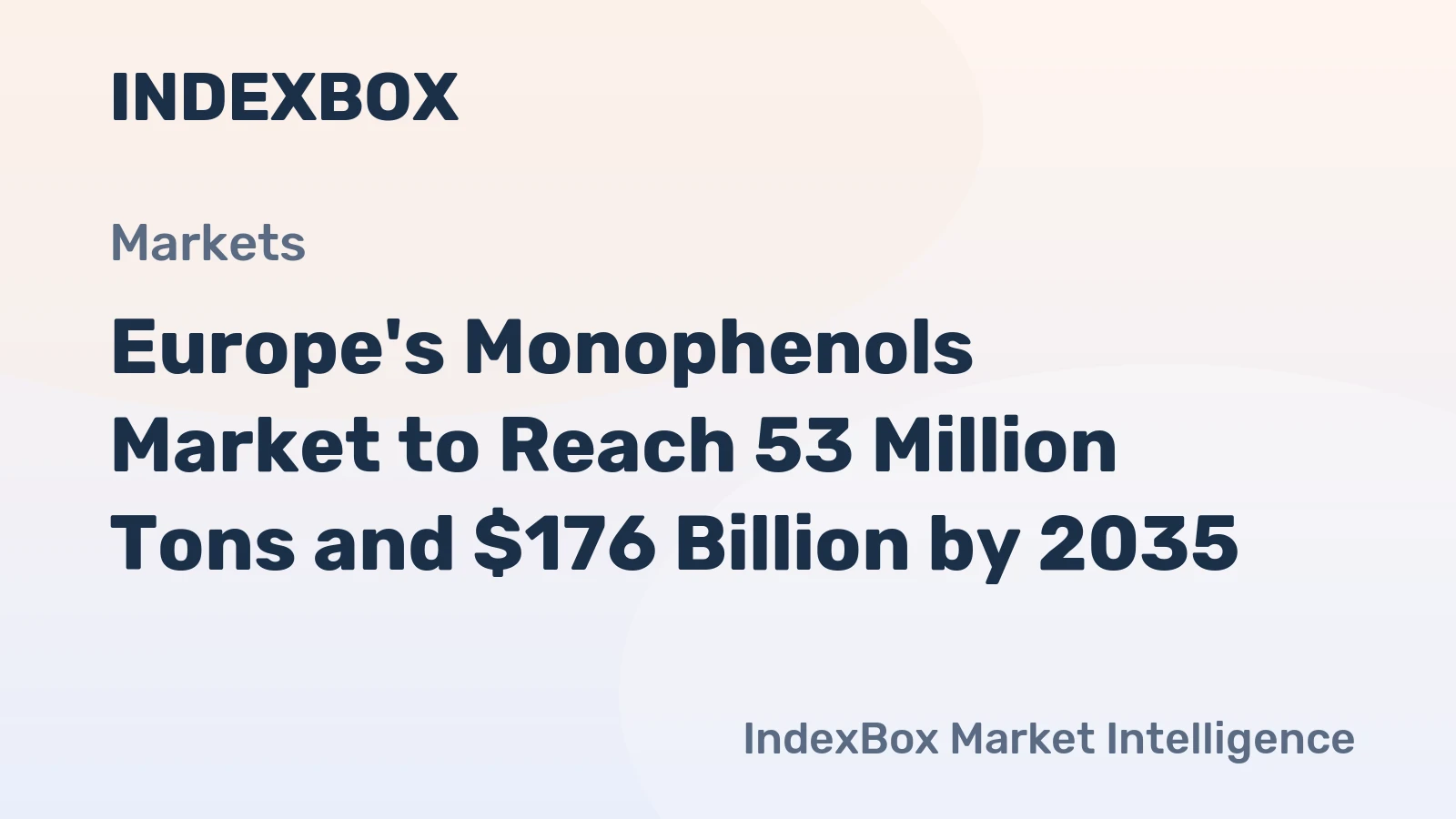 Europe's Monophenols Market to Reach 53 Million Tons and $176 Billion by 2035