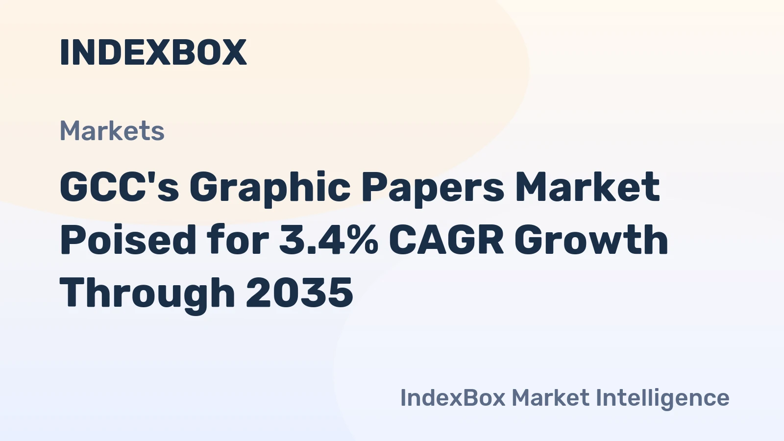 GCC's Graphic Papers Market Poised for 3.4% CAGR Growth Through 2035