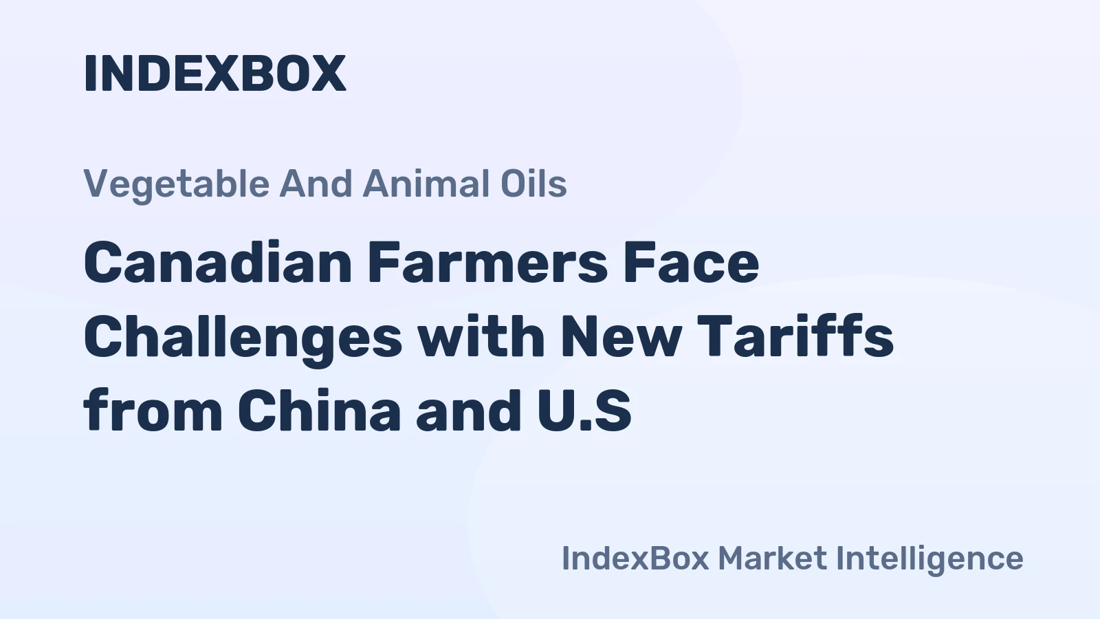 Canadian Farmers Face Challenges with New Tariffs from China and U.S.