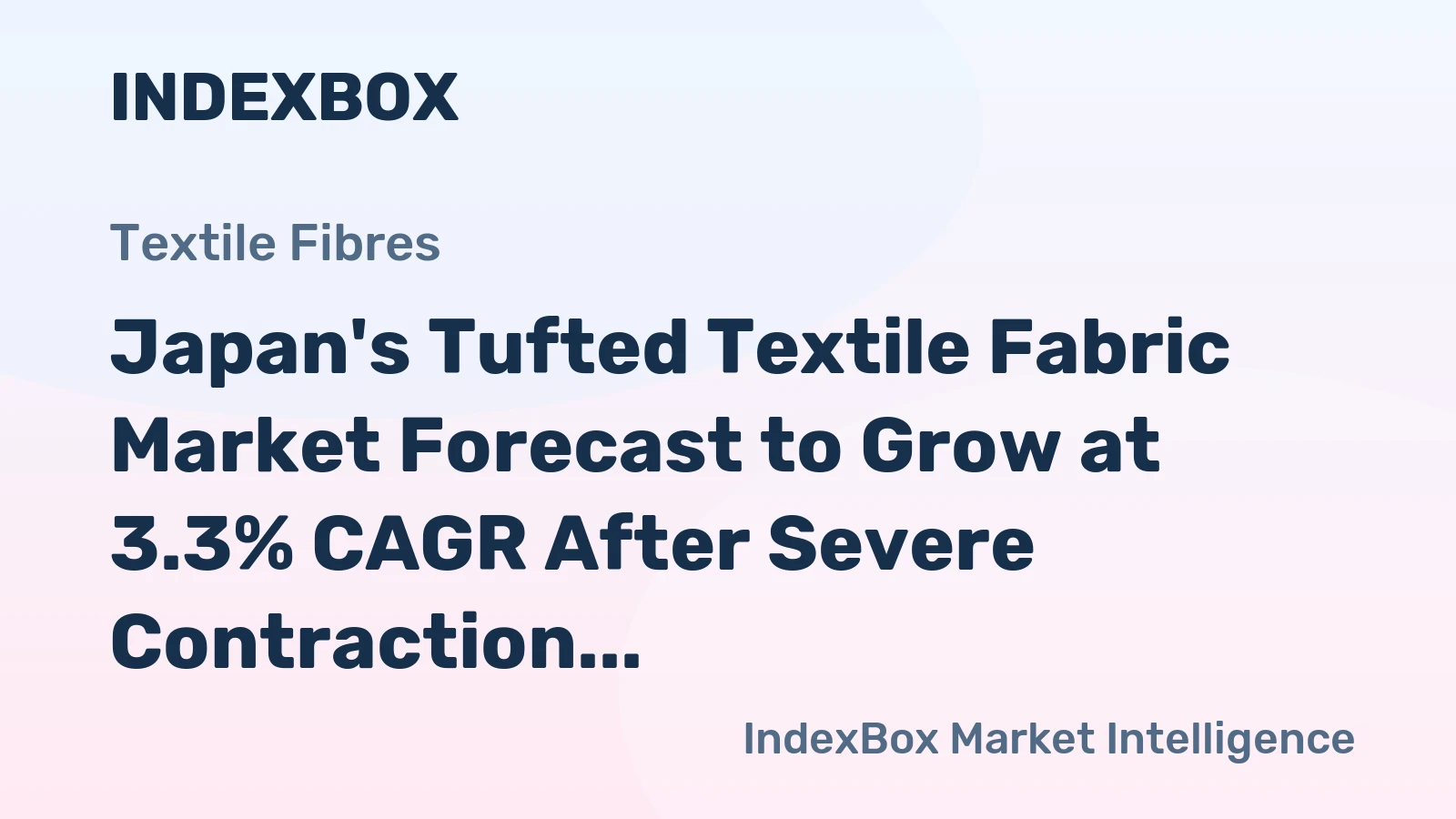 Japan's Tufted Textile Fabric Market Forecast to Grow at 3.3% CAGR After Severe Contraction