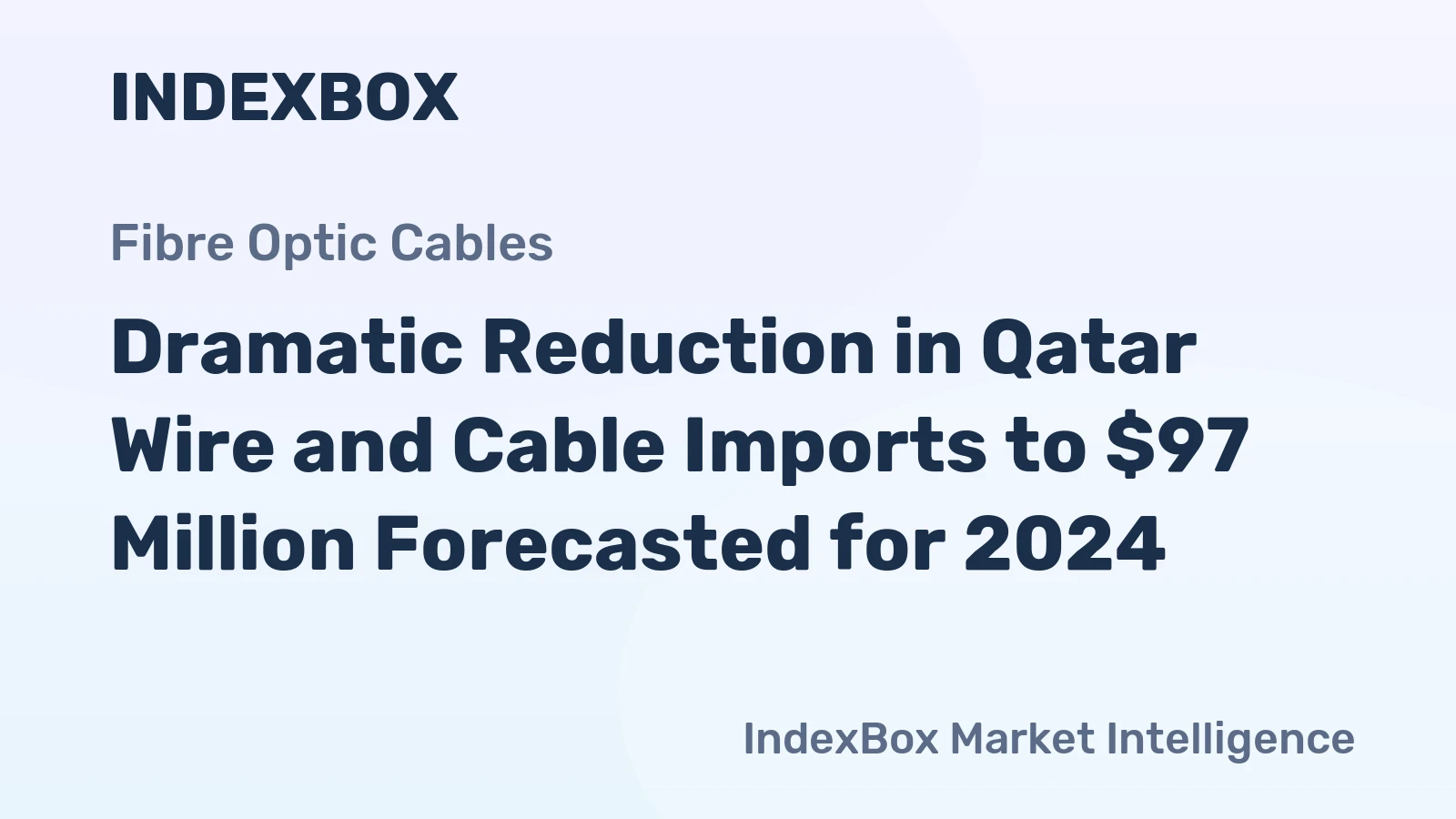 Dramatic Reduction in Qatar Wire and Cable Imports to $97 Million Forecasted for 2024
