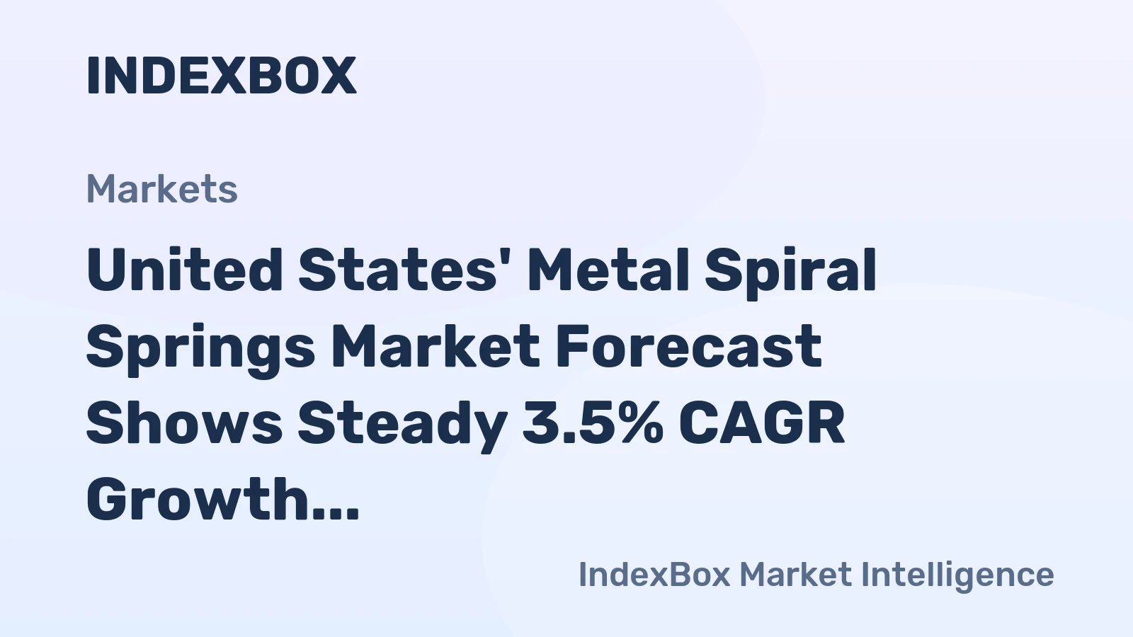 United States' Metal Spiral Springs Market Forecast Shows Steady 3.5% CAGR Growth Through 2035