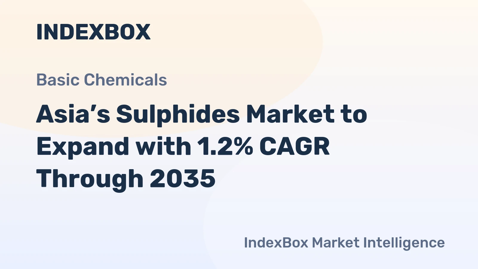 Asia’s Sulphides Market to Expand with 1.2% CAGR Through 2035