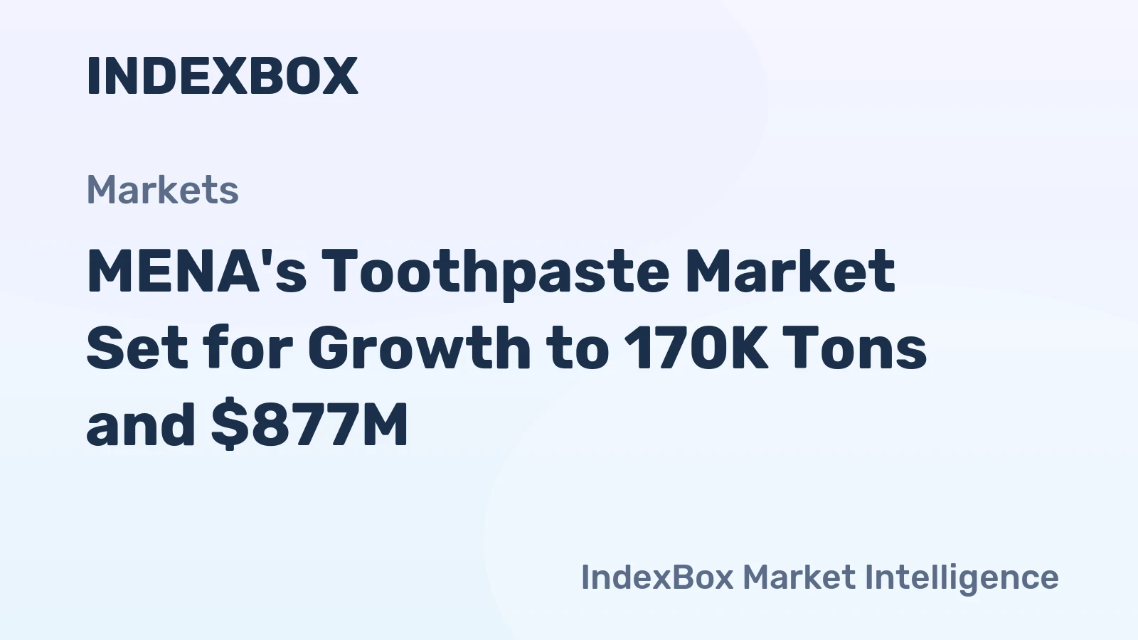 MENA's Toothpaste Market Set for Growth to 170K Tons and $877M