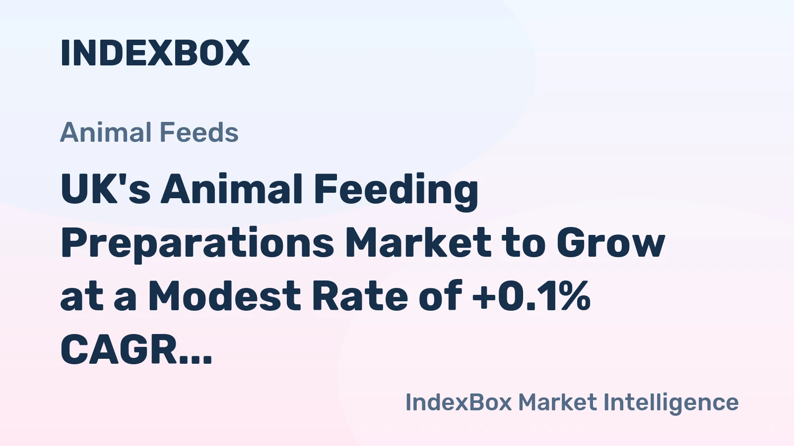 UK's Animal Feeding Preparations Market to Grow at a Modest Rate of +0.1% CAGR Through 2035