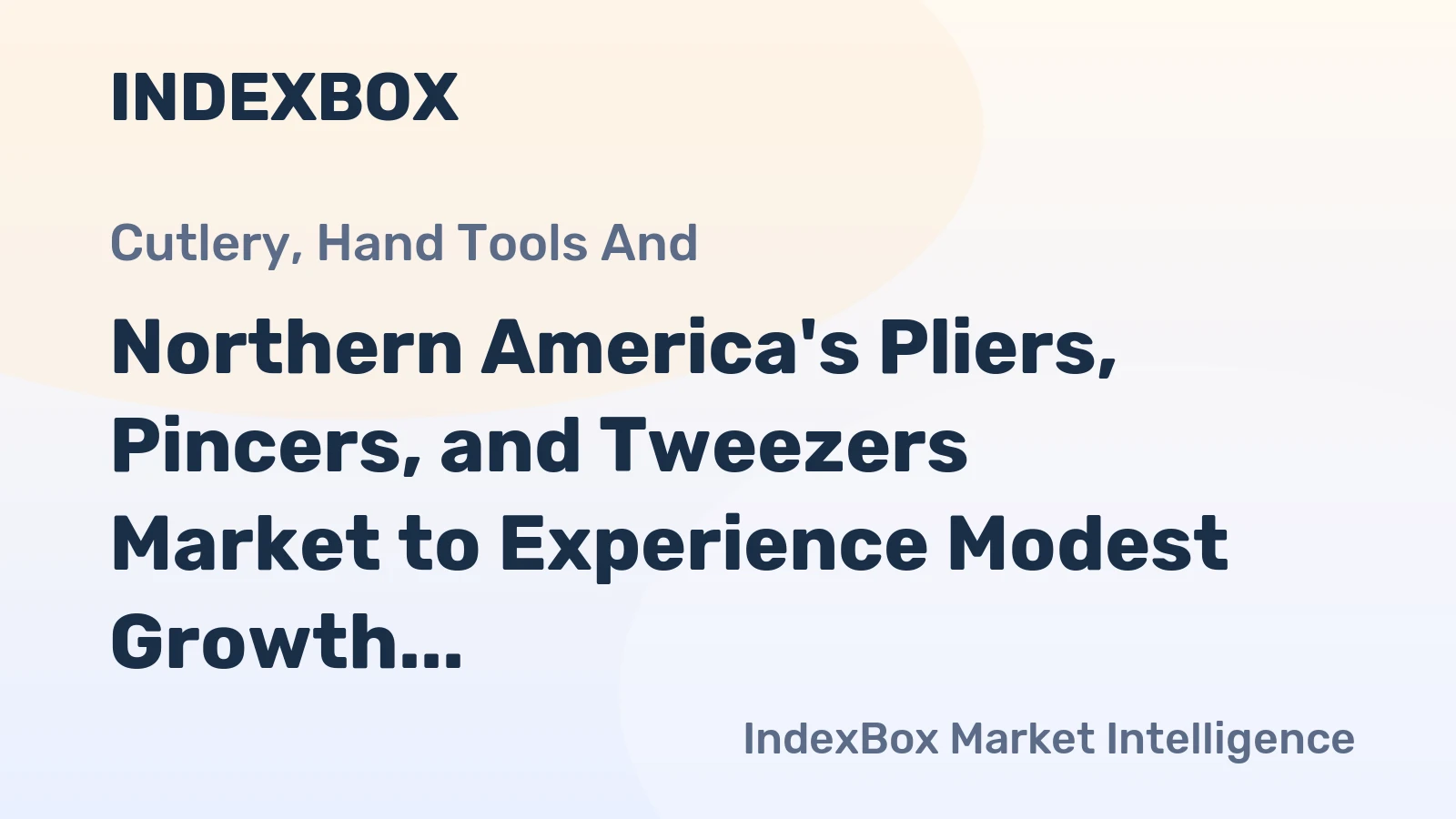 Northern America's Pliers, Pincers, and Tweezers Market to Experience Modest Growth at +0.5% CAGR from 2024 to 2035