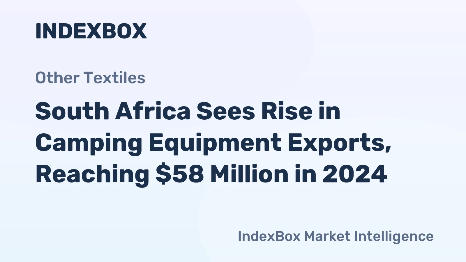 South Africa Sees Rise in Camping Equipment Exports, Reaching $58 Million in 2024