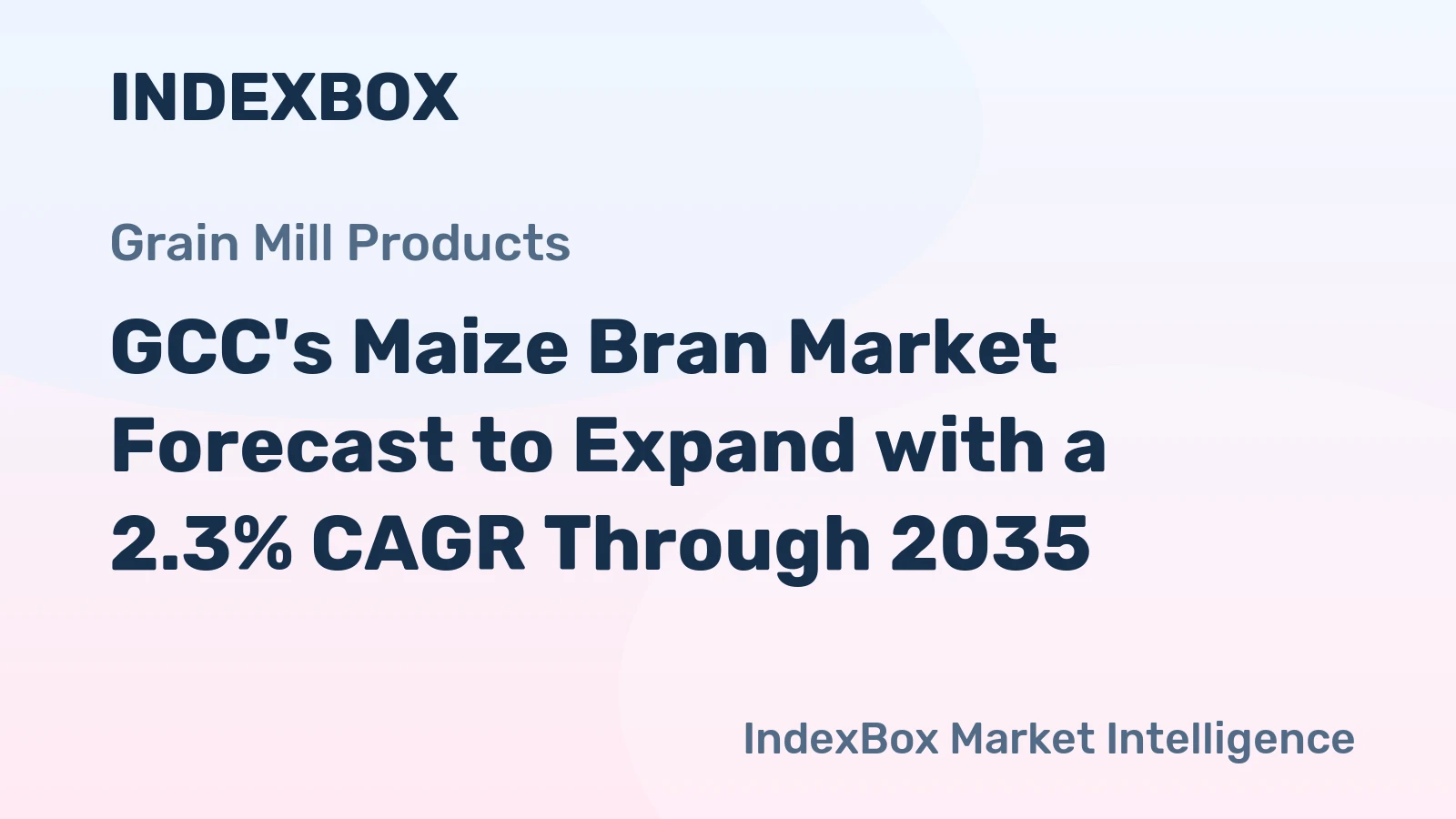 GCC's Maize Bran Market Forecast to Expand with a 2.3% CAGR Through 2035