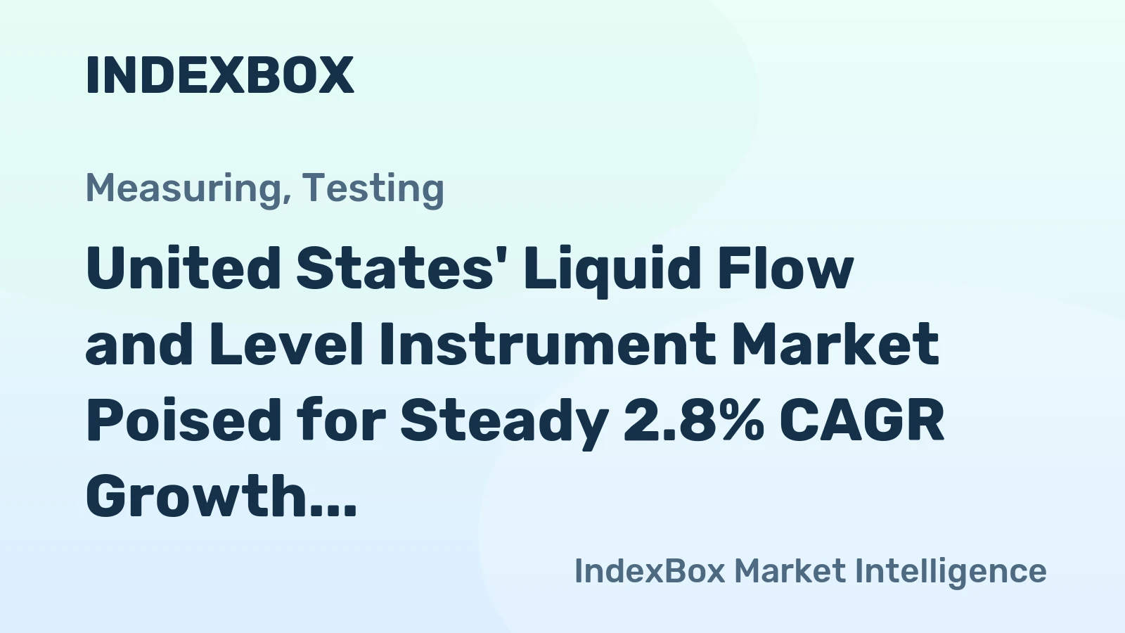 United States' Liquid Flow and Level Instrument Market Poised for Steady 2.8% CAGR Growth Through 2035