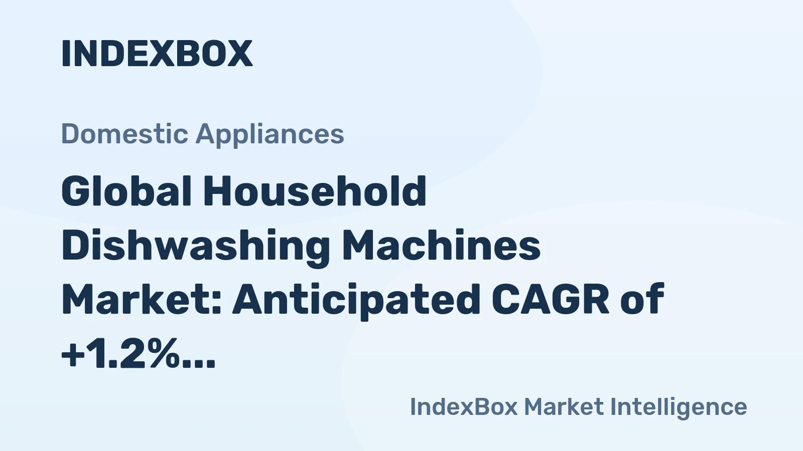Global Household Dishwashing Machines Market: Anticipated CAGR of +1.2% Forecasted to Drive Market to 88M Units by 2035