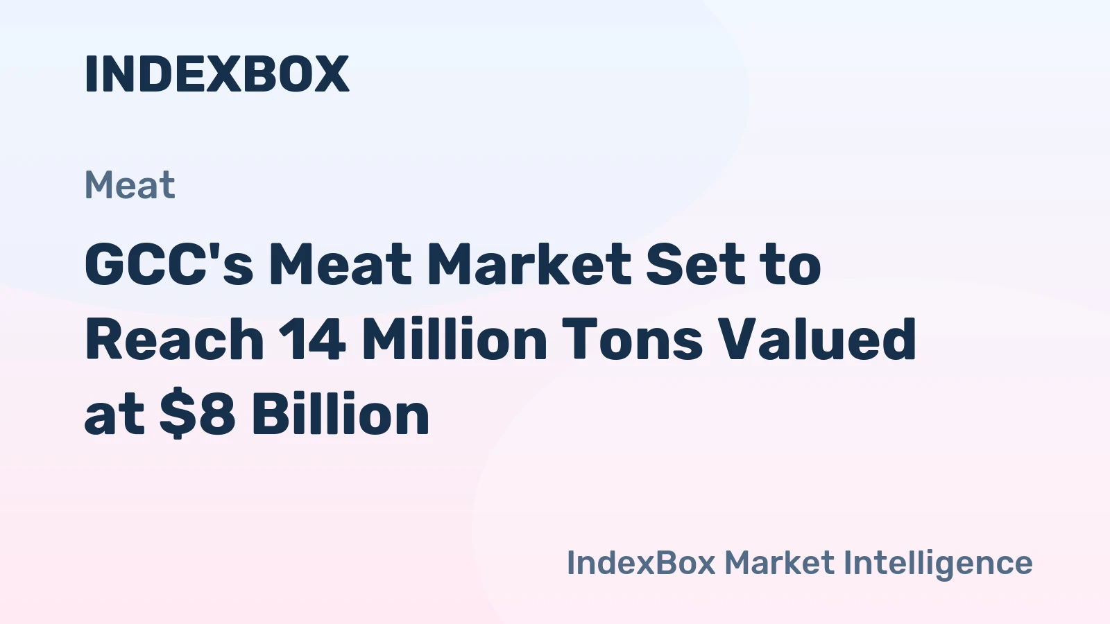 GCC's Meat Market Set to Reach 14 Million Tons Valued at $8 Billion