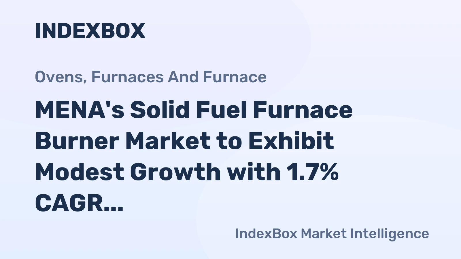 MENA's Solid Fuel Furnace Burner Market to Exhibit Modest Growth with 1.7% CAGR, Reaching $93M by 2035