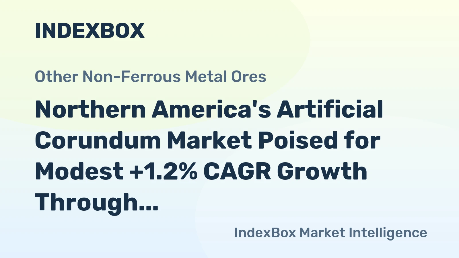Northern America's Artificial Corundum Market Poised for Modest +1.2% CAGR Growth Through 2035