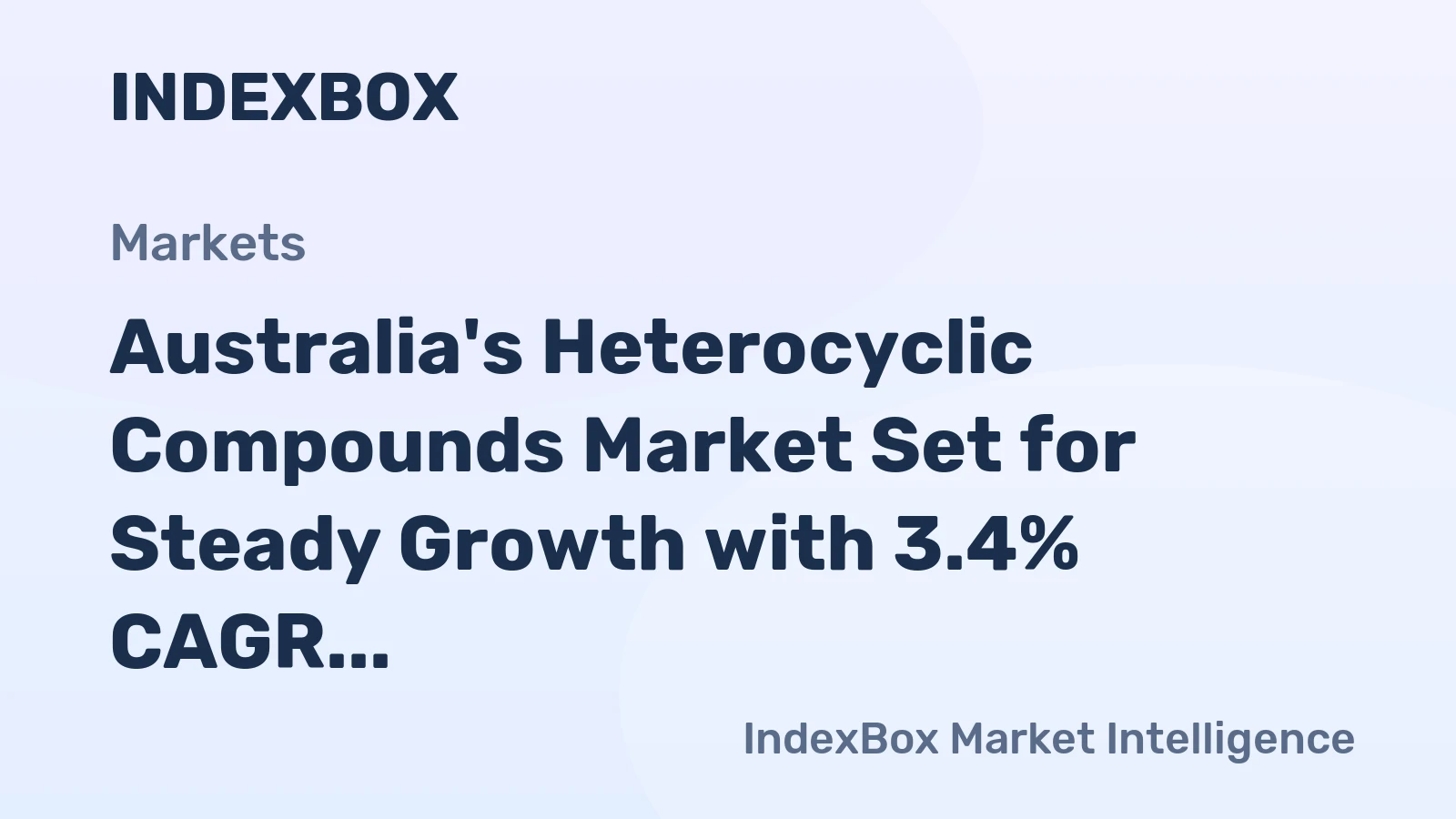 Australia's Heterocyclic Compounds Market Set for Steady Growth with 3.4% CAGR