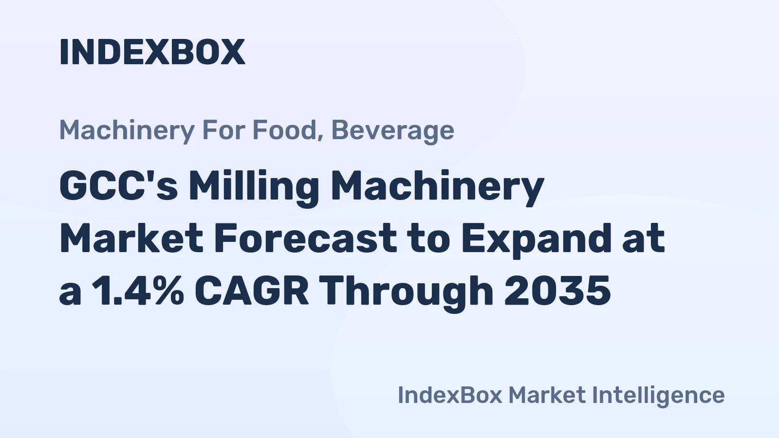 GCC's Milling Machinery Market Forecast to Expand at a 1.4% CAGR Through 2035
