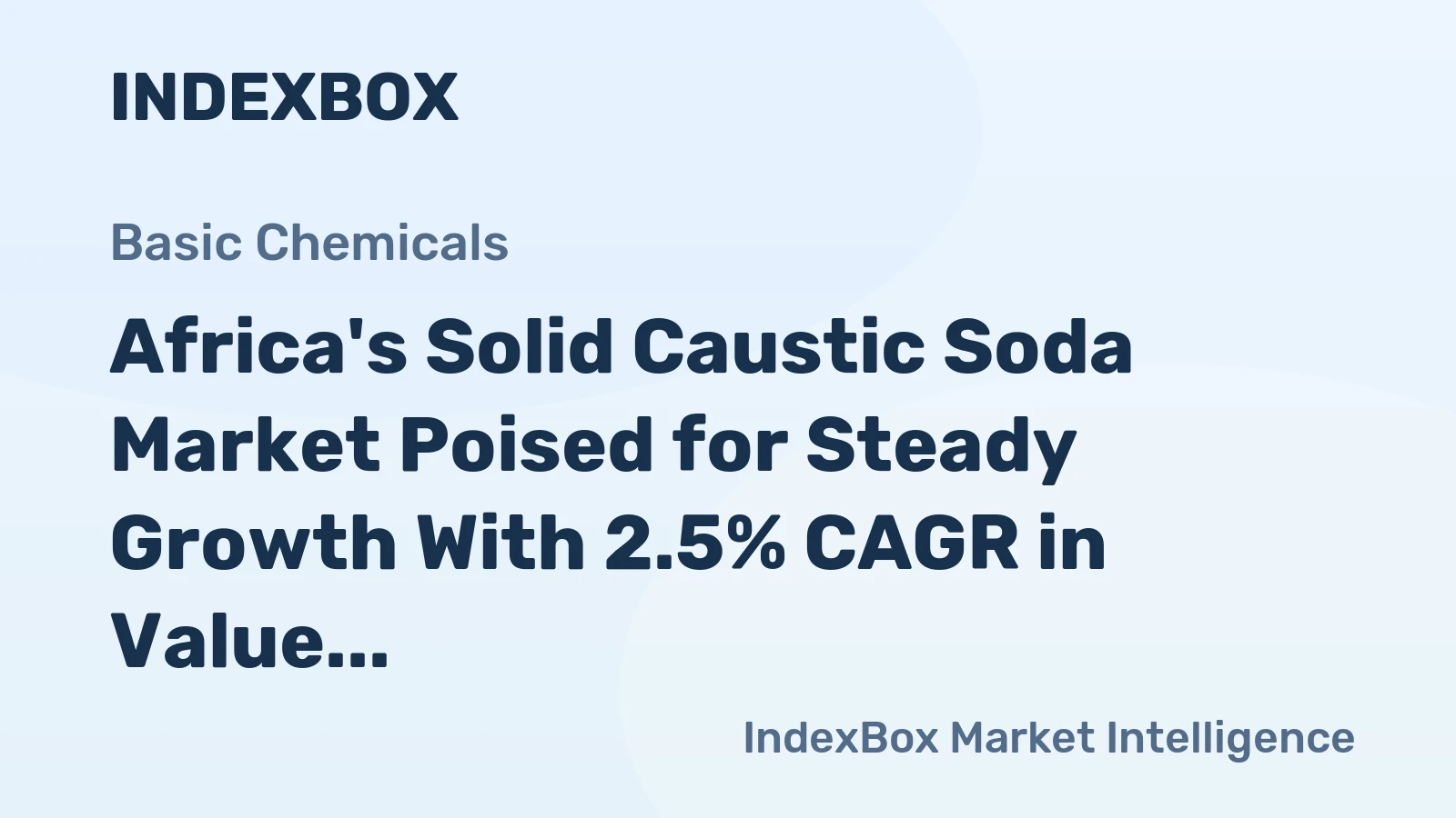 Africa's Solid Caustic Soda Market Poised for Steady Growth With 2.5% CAGR in Value Through 2035
