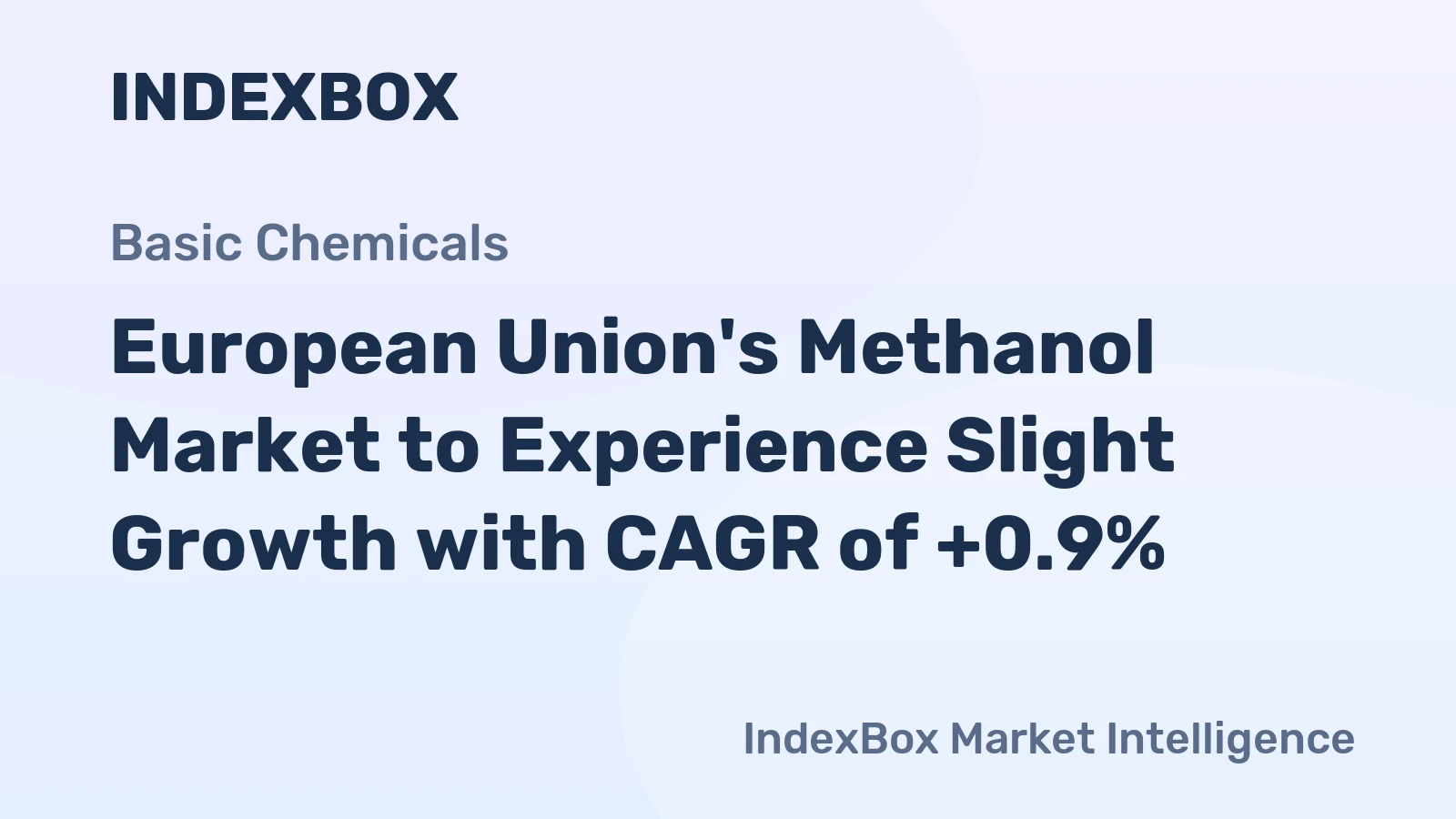 European Union's Methanol Market to Experience Slight Growth with CAGR of +0.9%