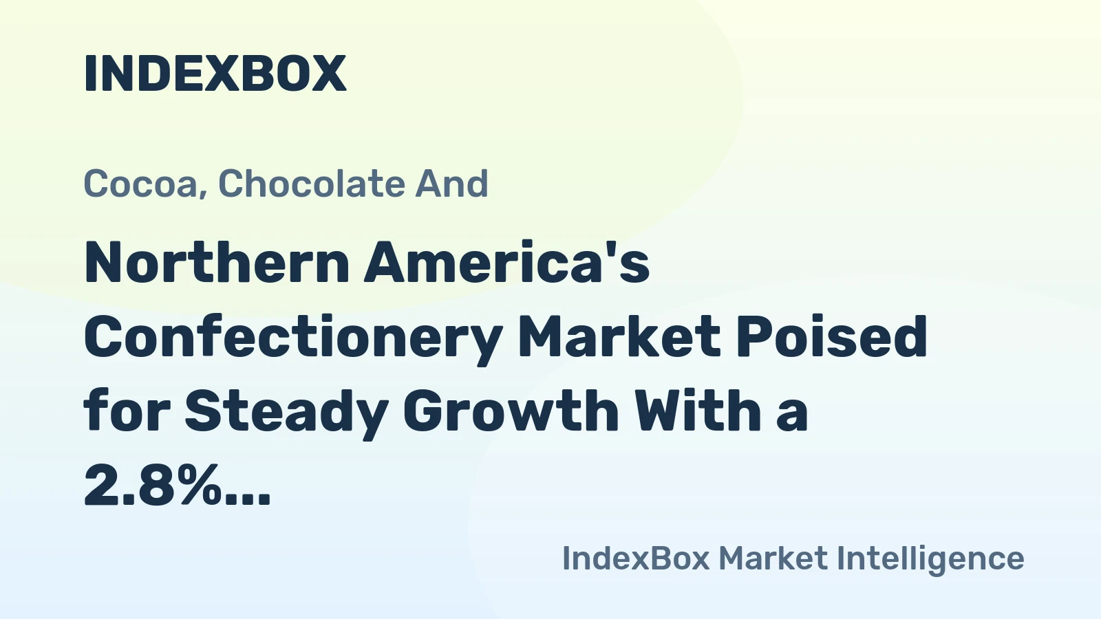 Northern America's Confectionery Market Poised for Steady Growth With a 2.8% CAGR in Value Through 2035