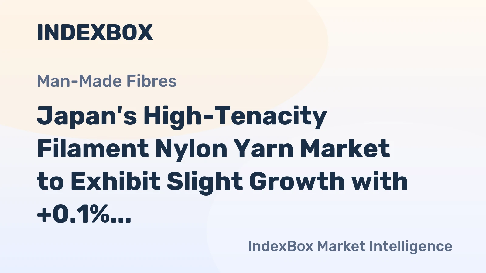 Japan's High-Tenacity Filament Nylon Yarn Market to Exhibit Slight Growth with +0.1% CAGR, Reaching 133K tons by 2035