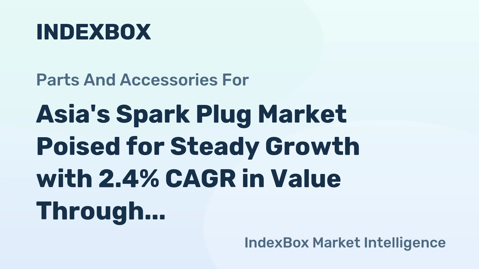 Asia's Spark Plug Market Poised for Steady Growth with 2.4% CAGR in Value Through 2035