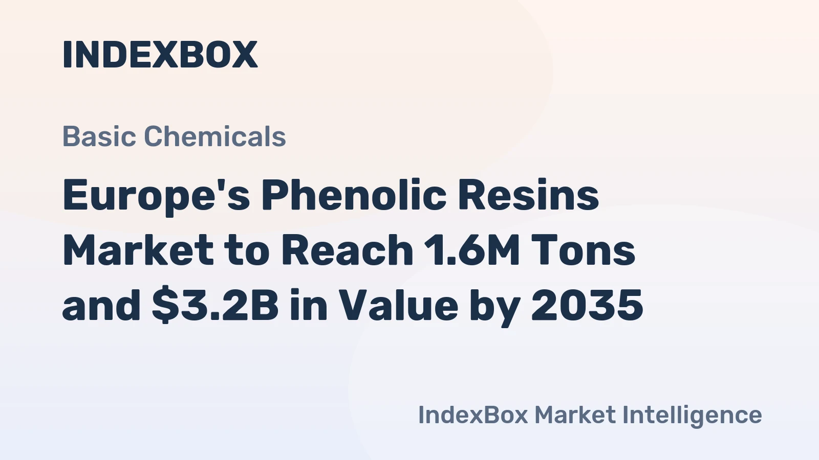 Europe's Phenolic Resins Market to Reach 1.6M Tons and $3.2B in Value by 2035