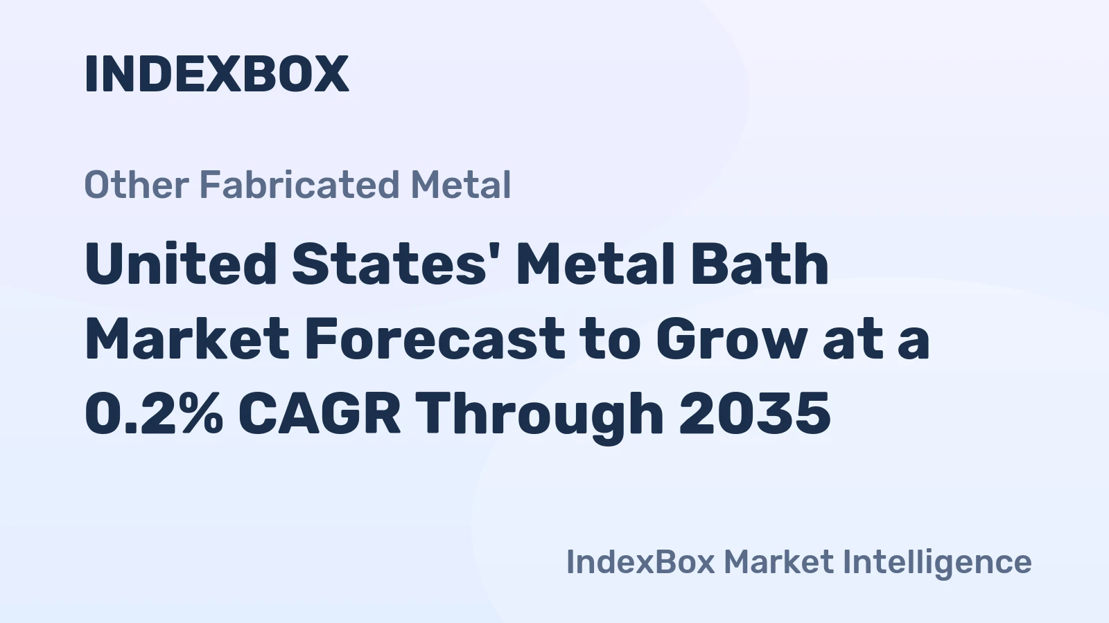 United States' Metal Bath Market Forecast to Grow at a 0.2% CAGR Through 2035