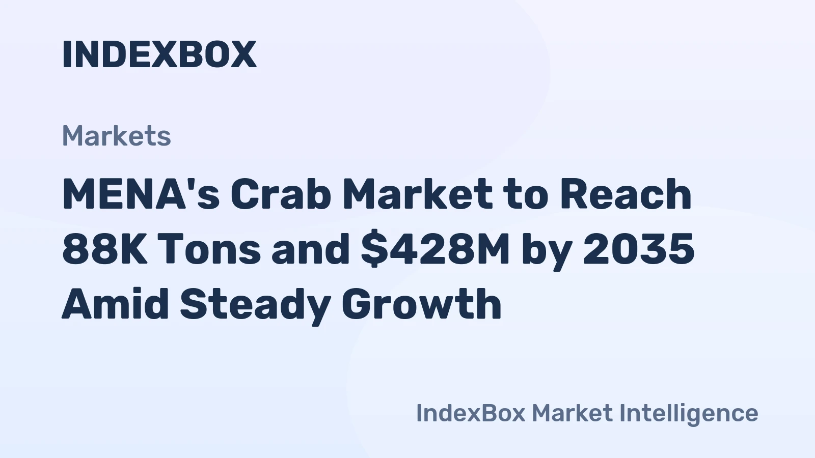 MENA's Crab Market to Reach 88K Tons and $428M by 2035 Amid Steady Growth