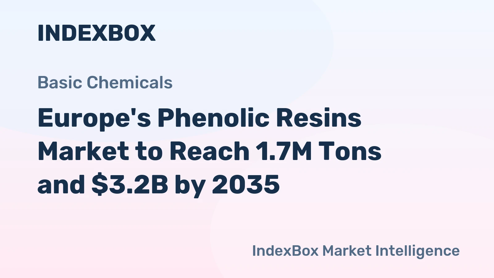 Europe's Phenolic Resins Market to Reach 1.7M Tons and $3.2B by 2035